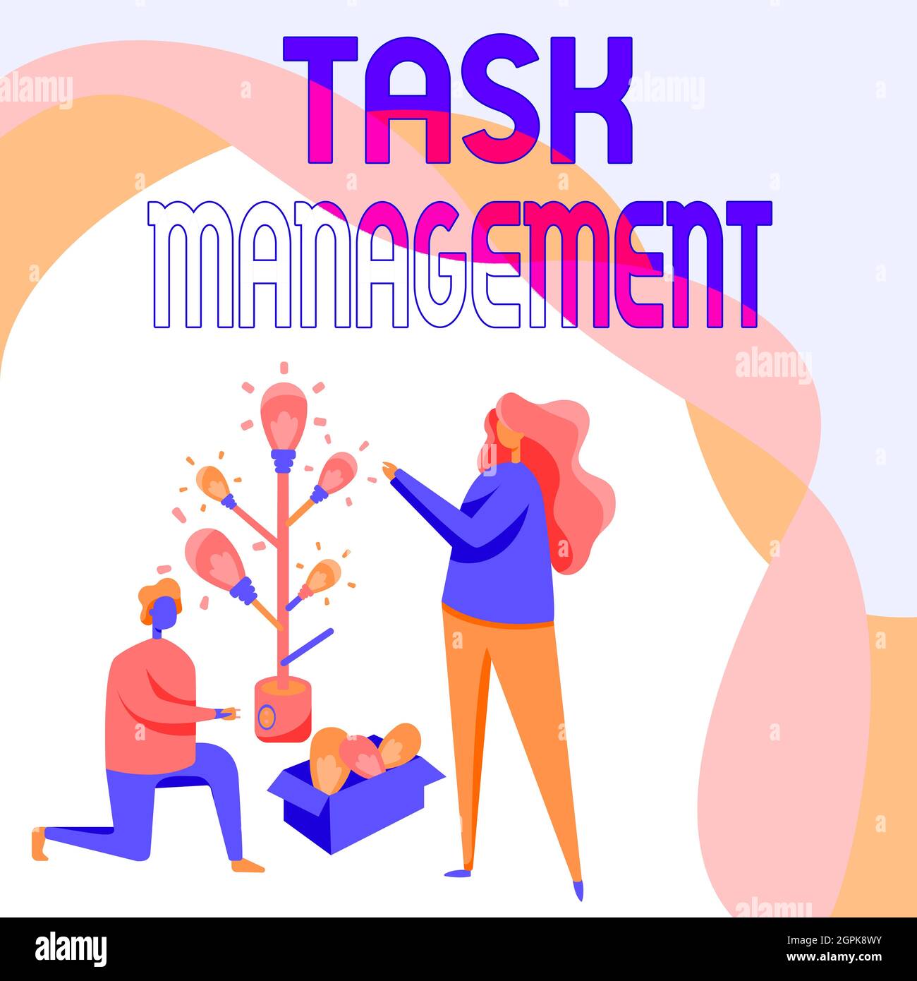 Sign displaying Task Management. Business showcase the process of ...