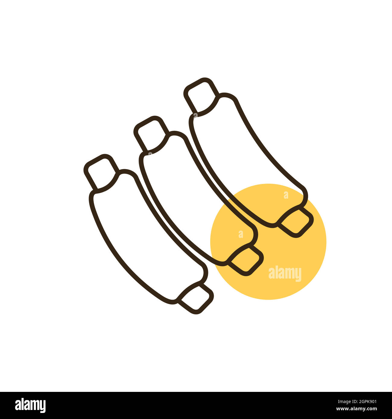 Bbq pork ribs Stock Vector Images - Alamy