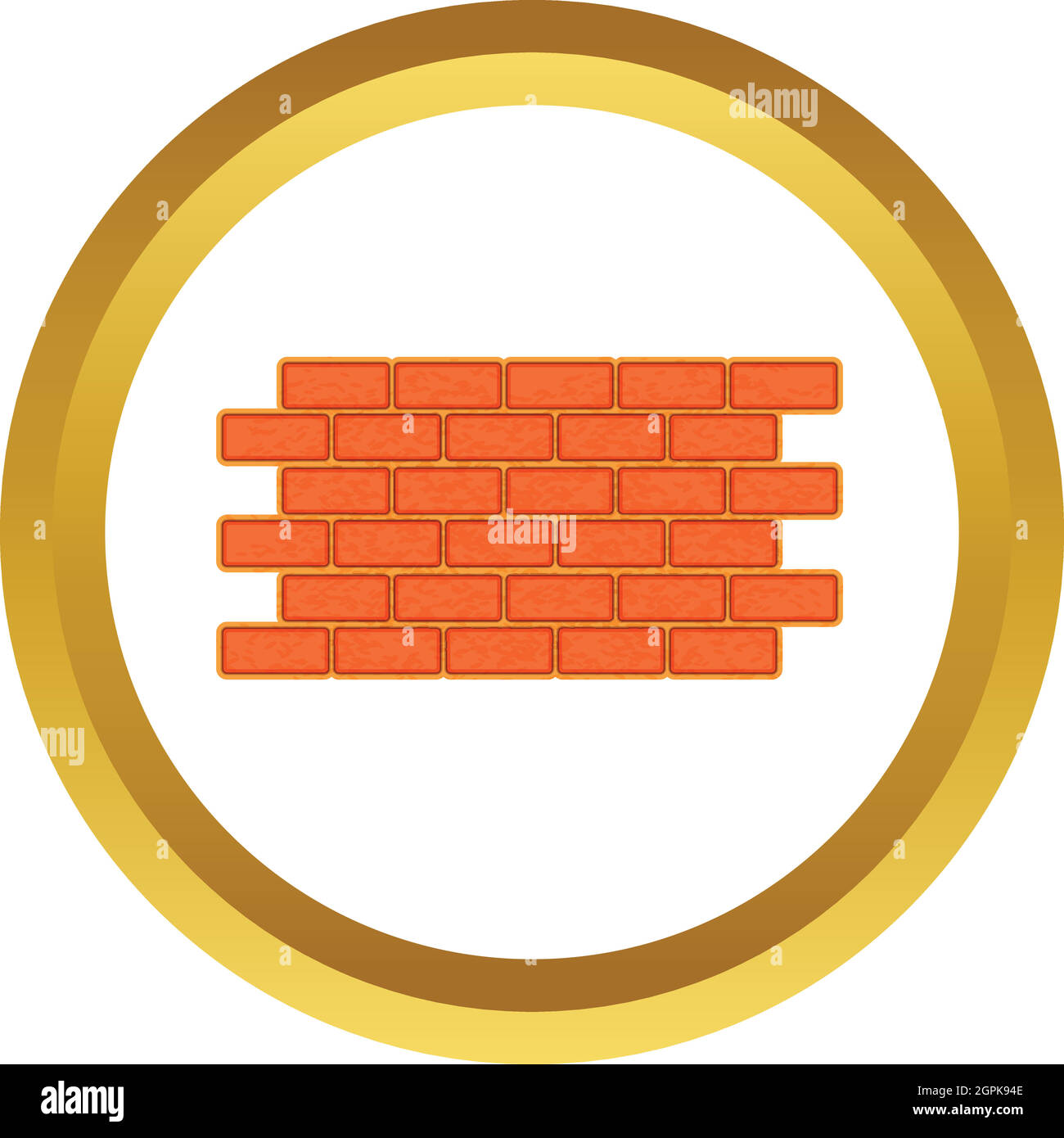 Brick wall vector icon Stock Vector Image & Art - Alamy
