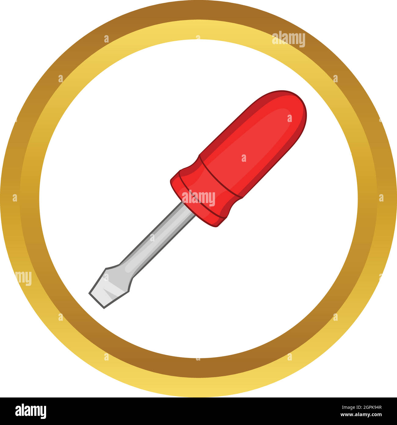 Minus screwdriver vector icon Stock Vector Image & Art - Alamy