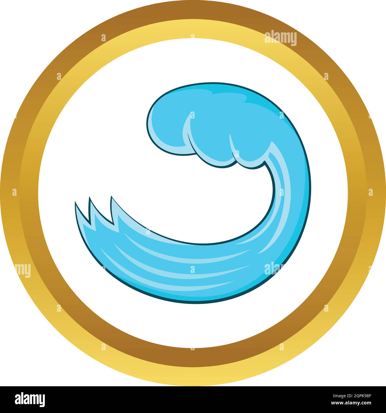 Wave vector icon Stock Vector Image & Art - Alamy