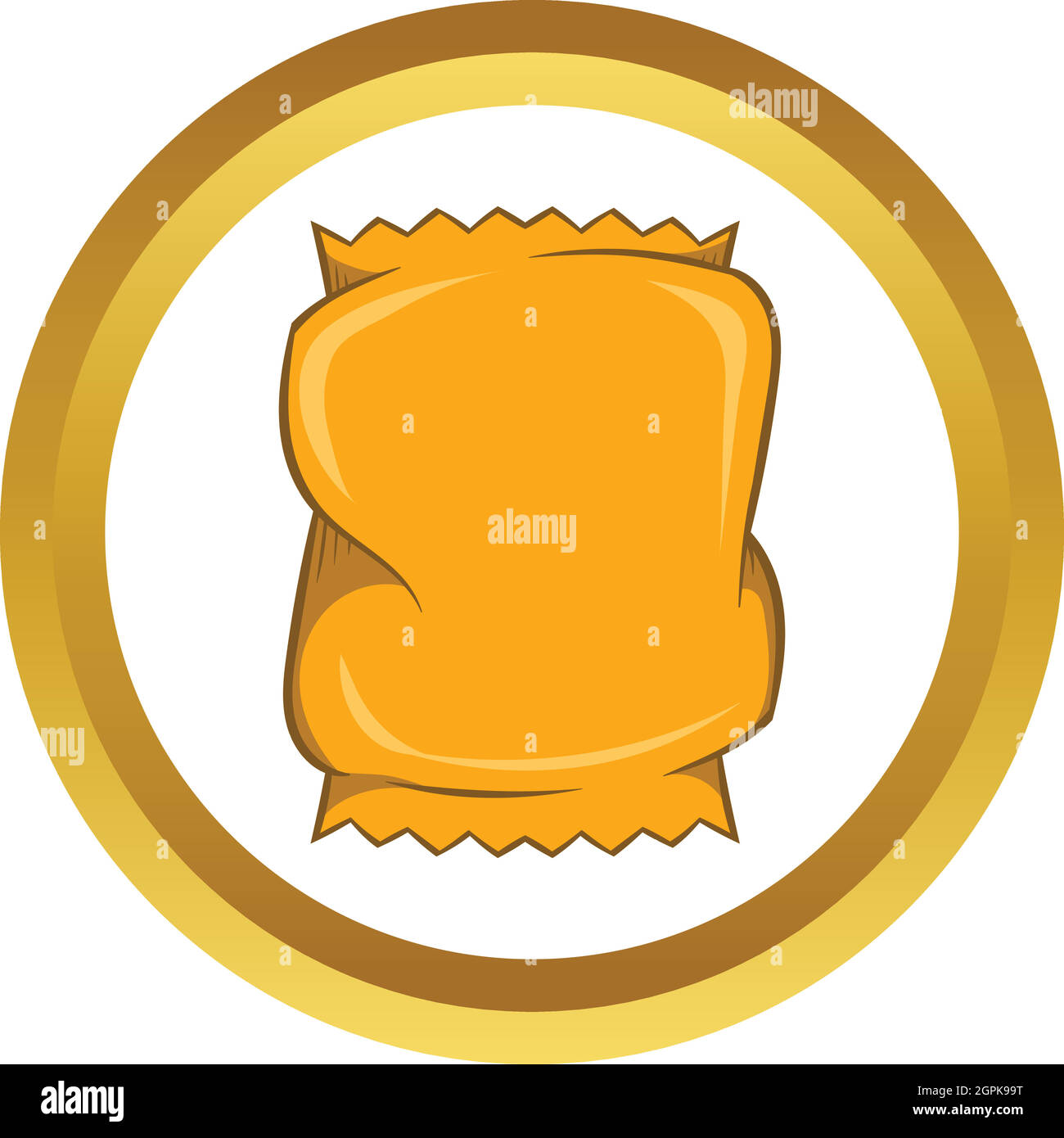 Crumpled packaging vector icon Stock Vector Image & Art - Alamy