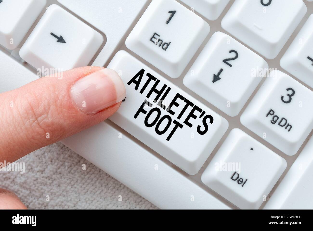 Text caption presenting Athlete S Is Foot. Business idea a fungus ...
