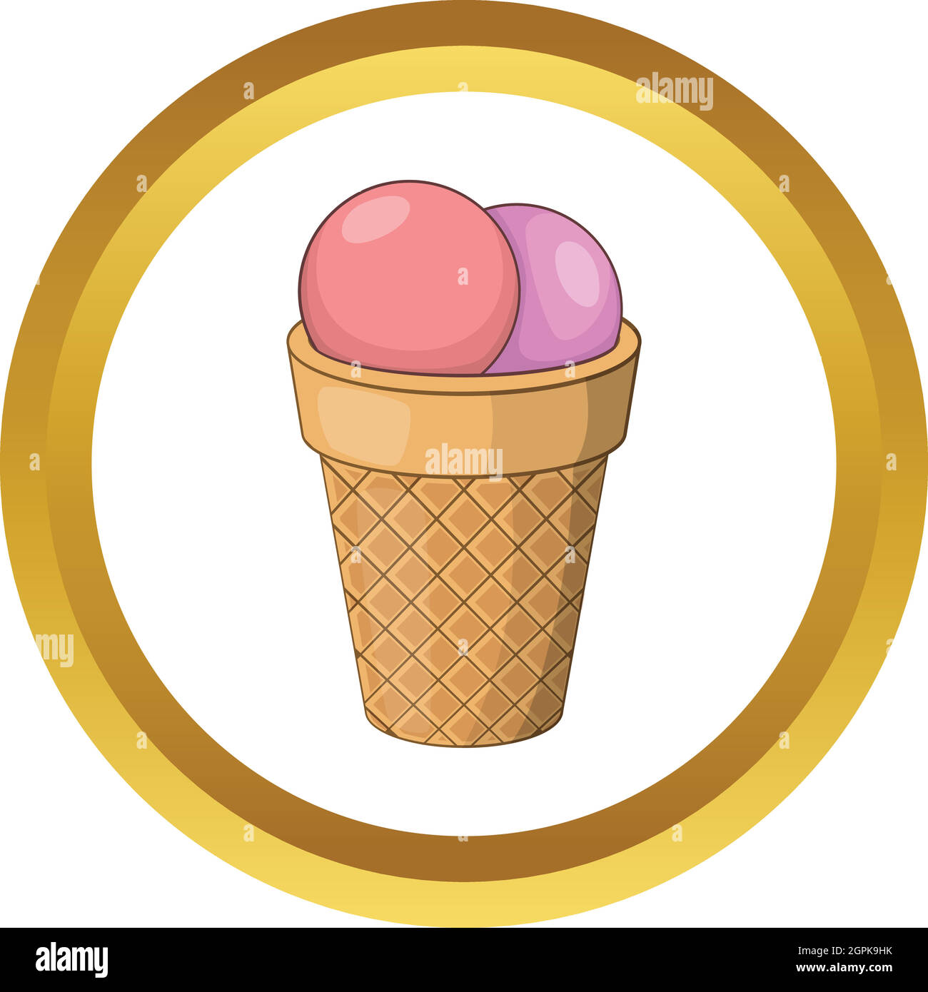 Ice cream vector icon Stock Vector Image & Art - Alamy