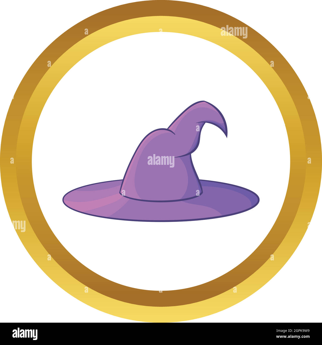 Wizard hat vector icon Stock Vector Image & Art - Alamy