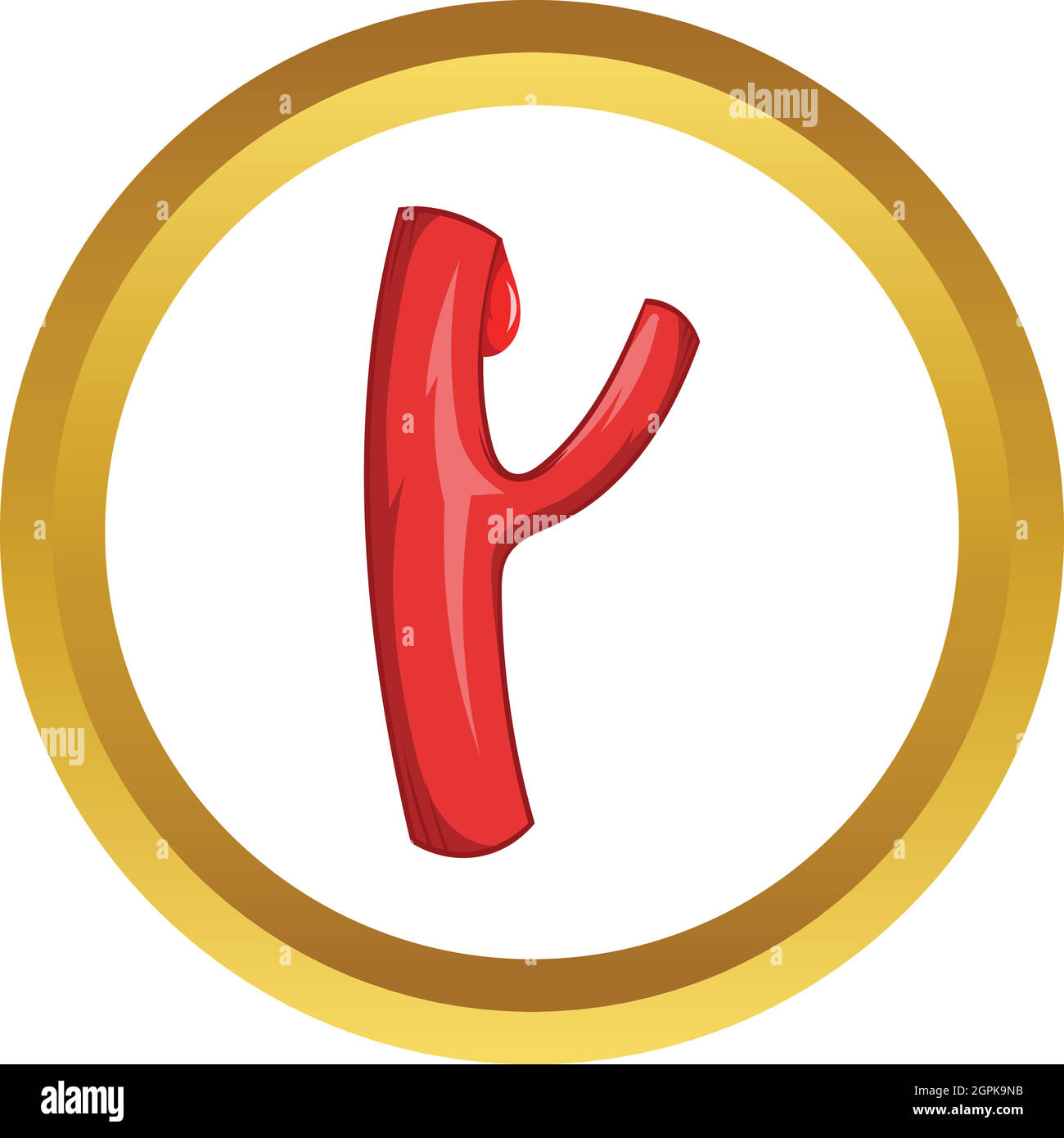 Blood vessel vector icon Stock Vector Image & Art - Alamy