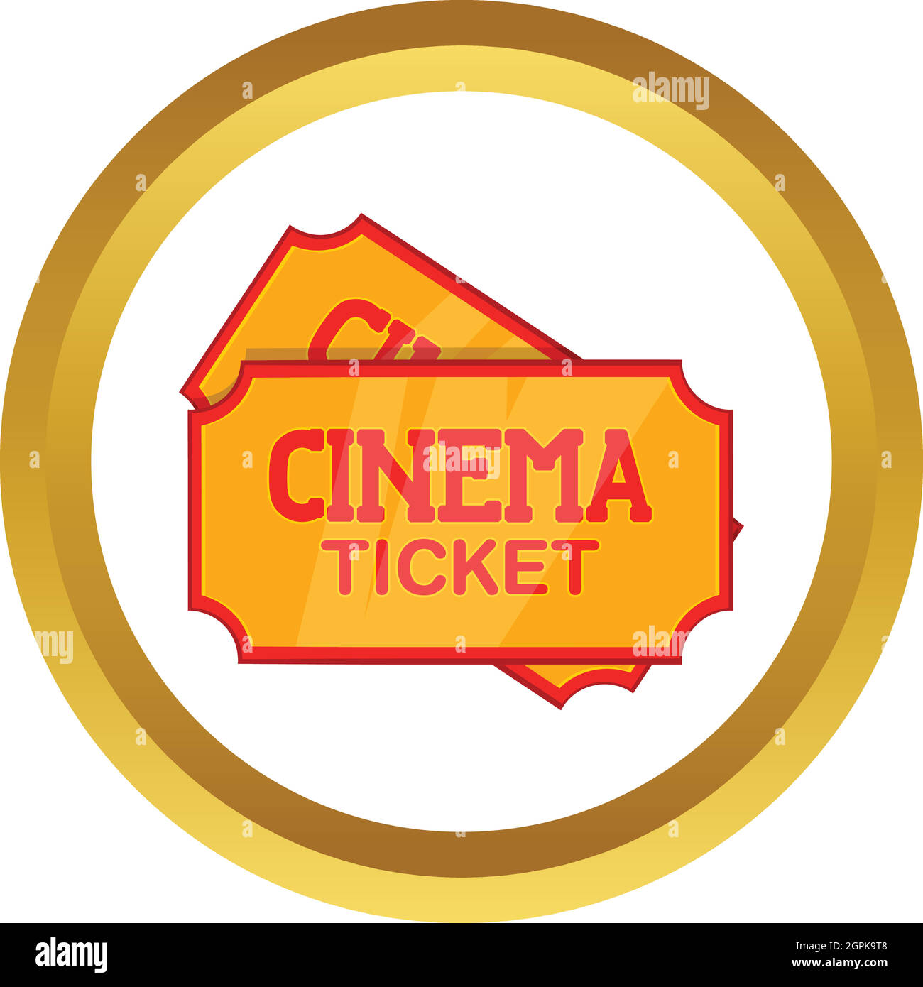 Cartoon Movie Ticket