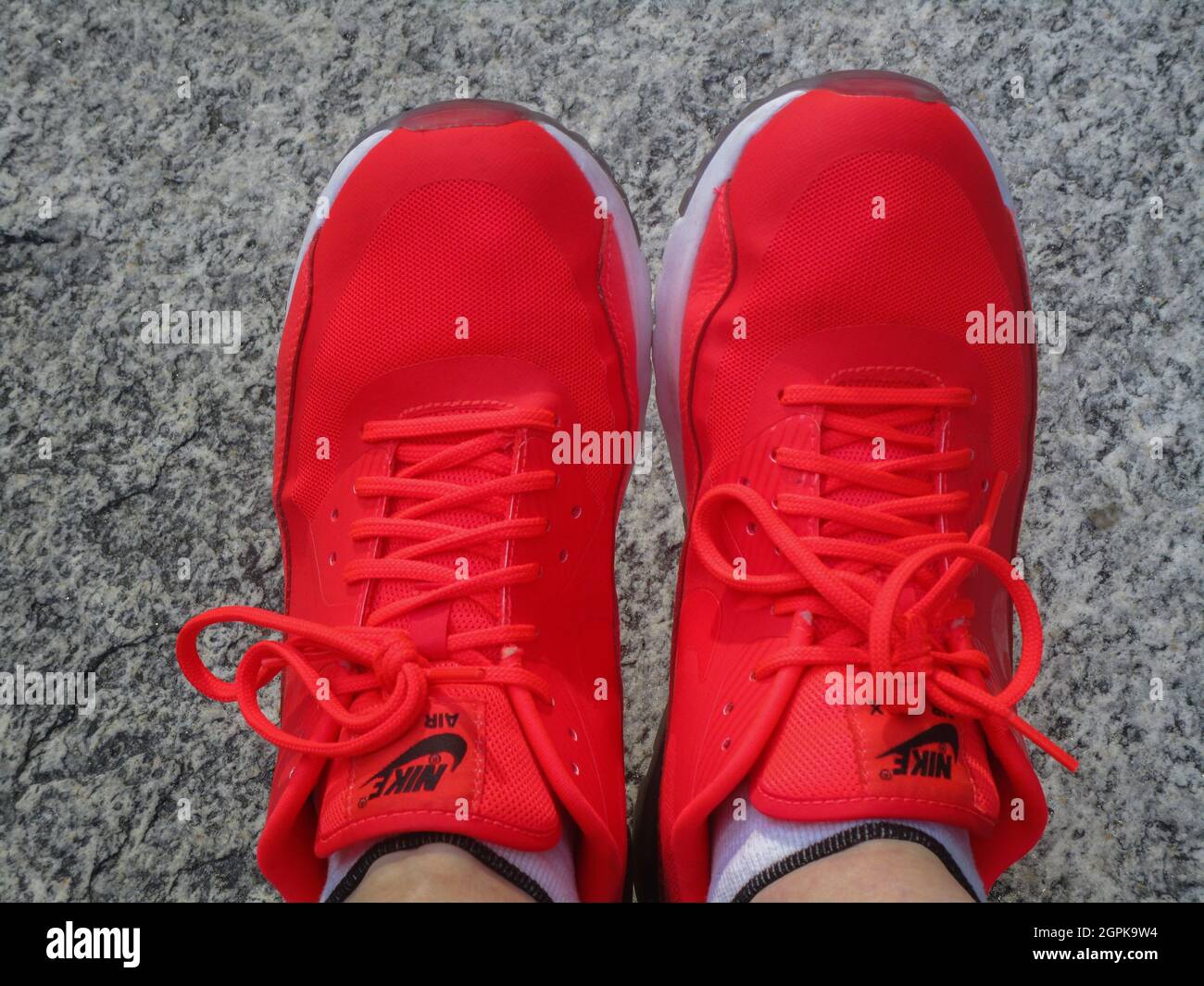 Orange nike sneakers hi-res stock photography and images - Alamy