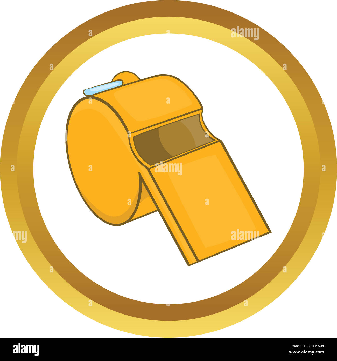 Sports whistle vector icon Stock Vector Image & Art - Alamy