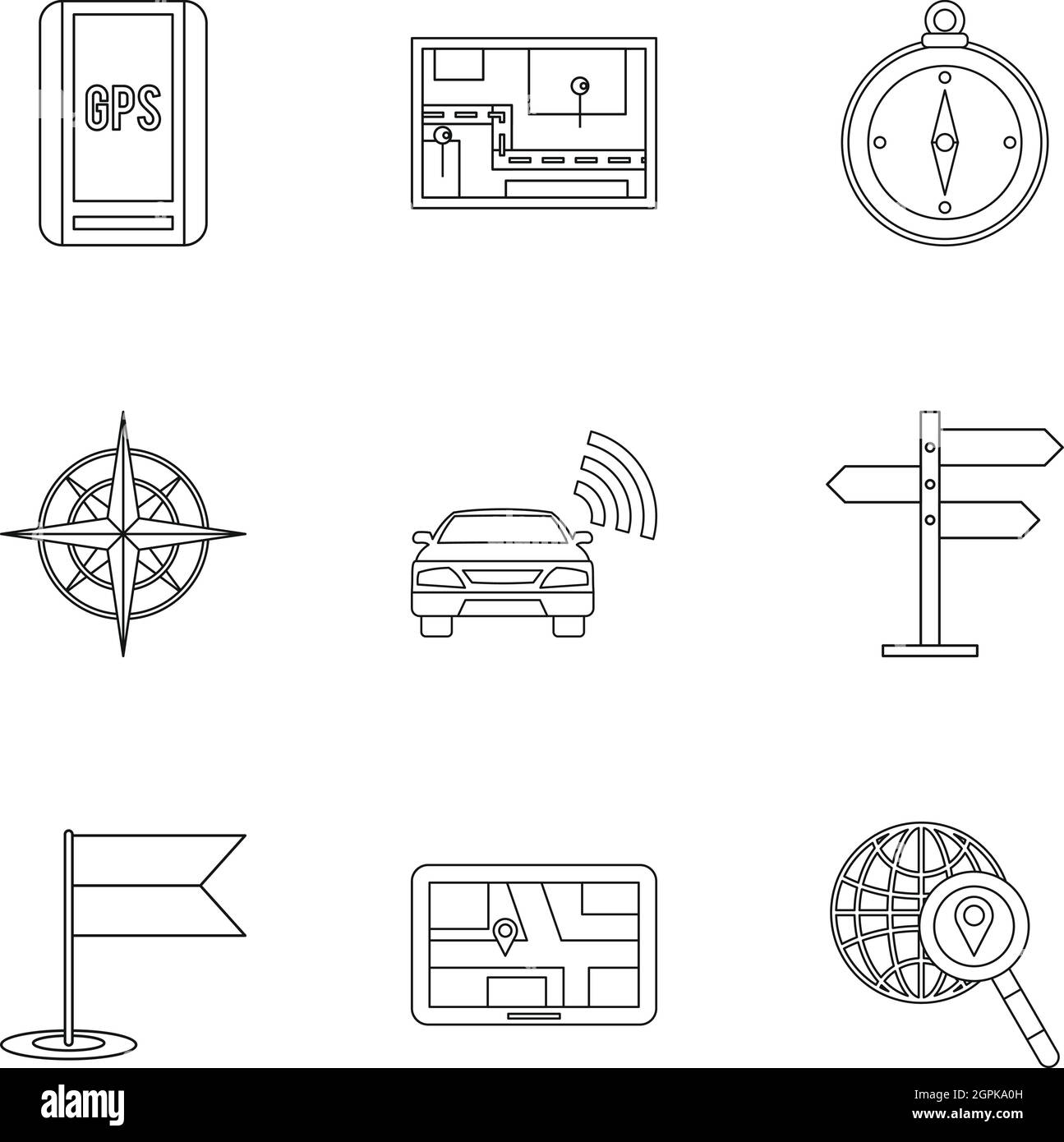 Territory icon hi-res stock photography and images - Alamy