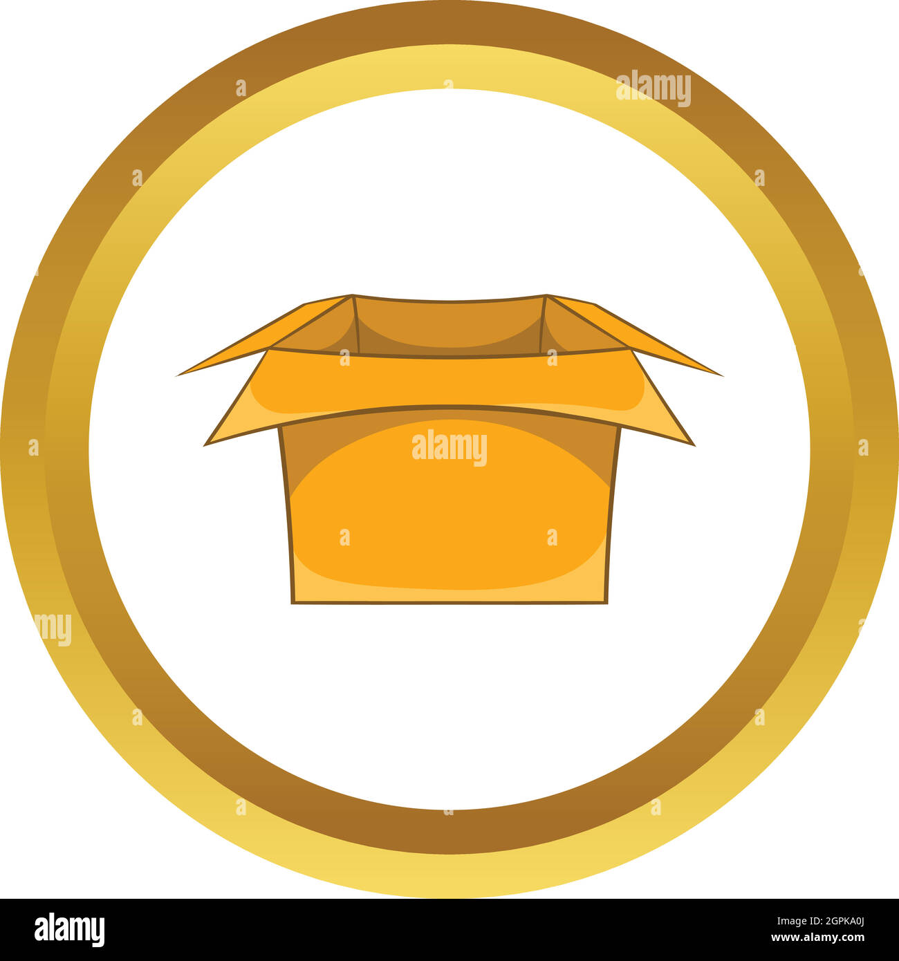 Carton box vector icon Stock Vector Image & Art - Alamy