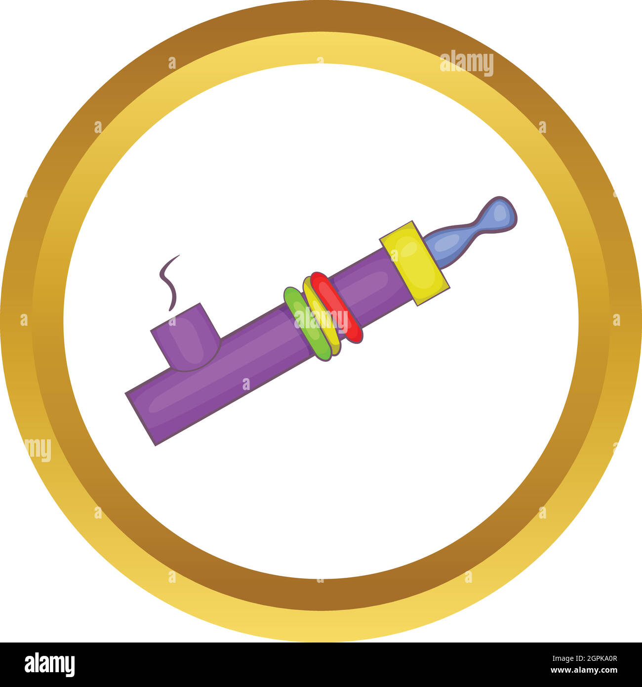 Marijuana e-cigarette vector icon Stock Vector Image & Art - Alamy