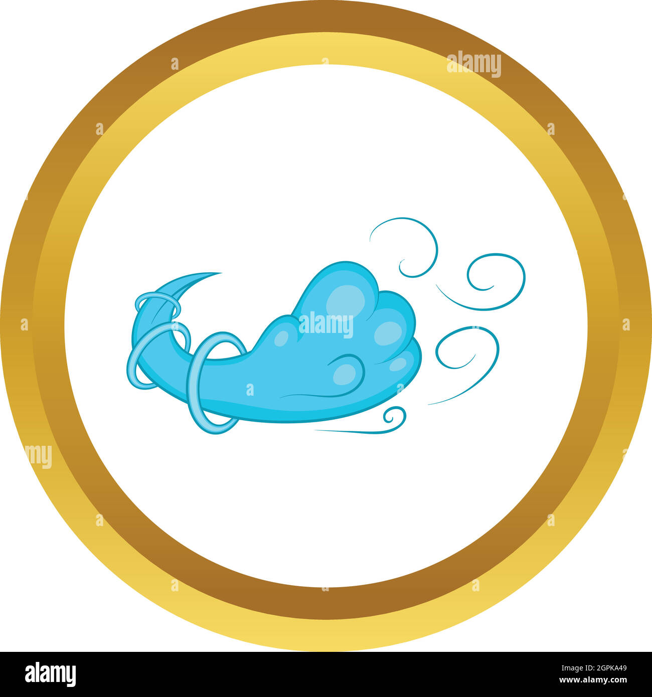 Snowflake vector wave icon hi-res stock photography and images - Alamy