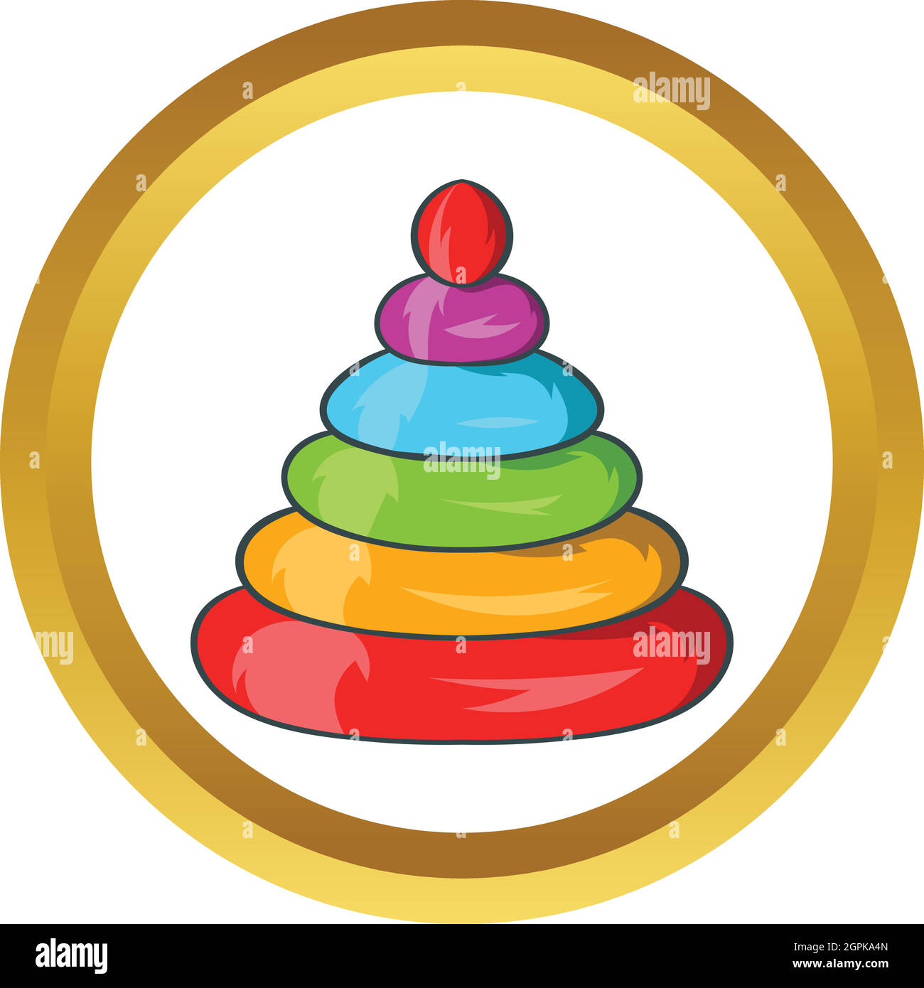 Child learning development toy Stock Vector Images - Alamy