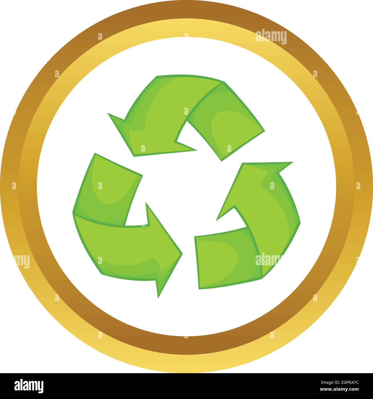 Recycling vector icon Stock Vector Image & Art - Alamy