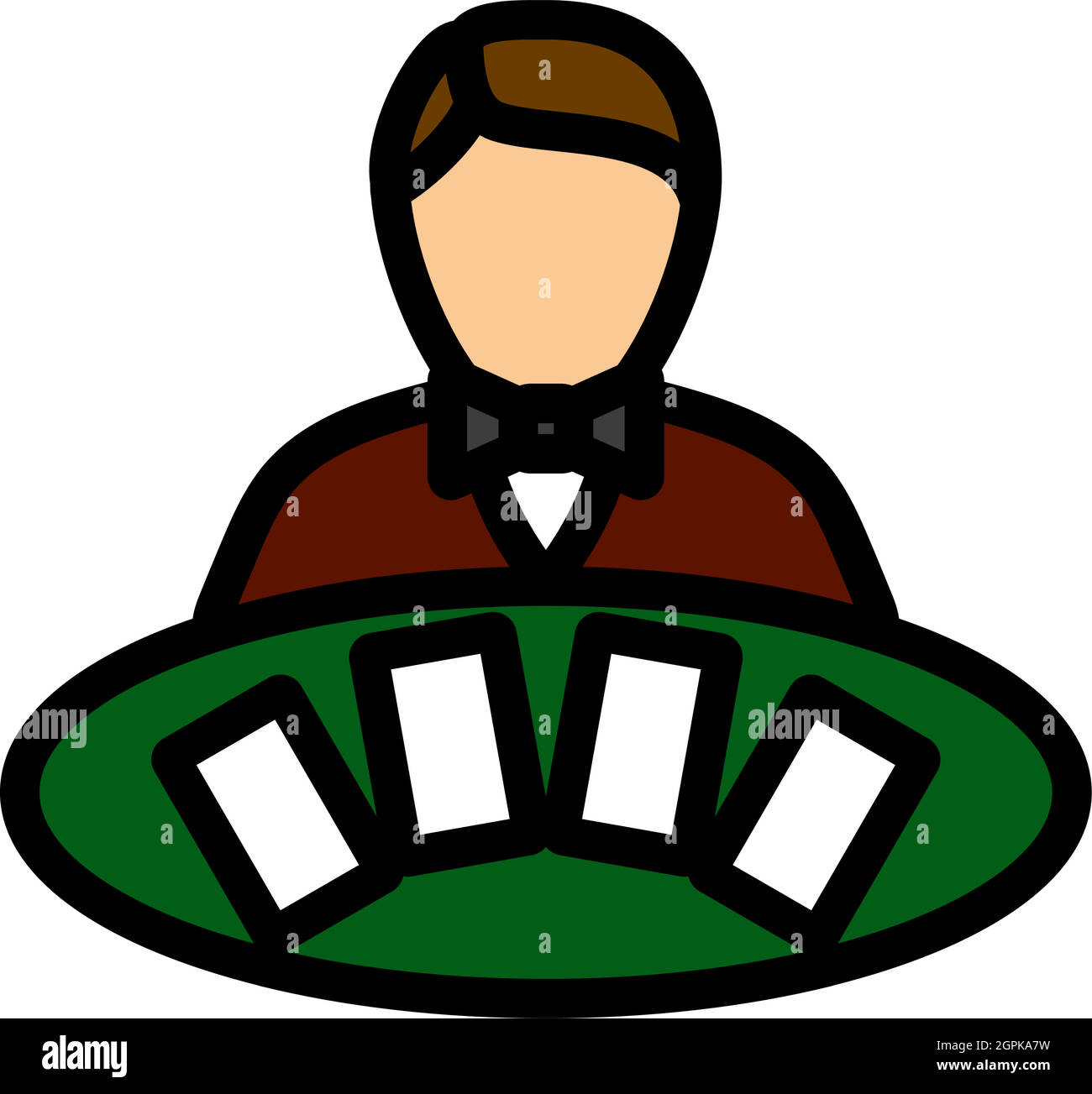 Card Dealer Clipart