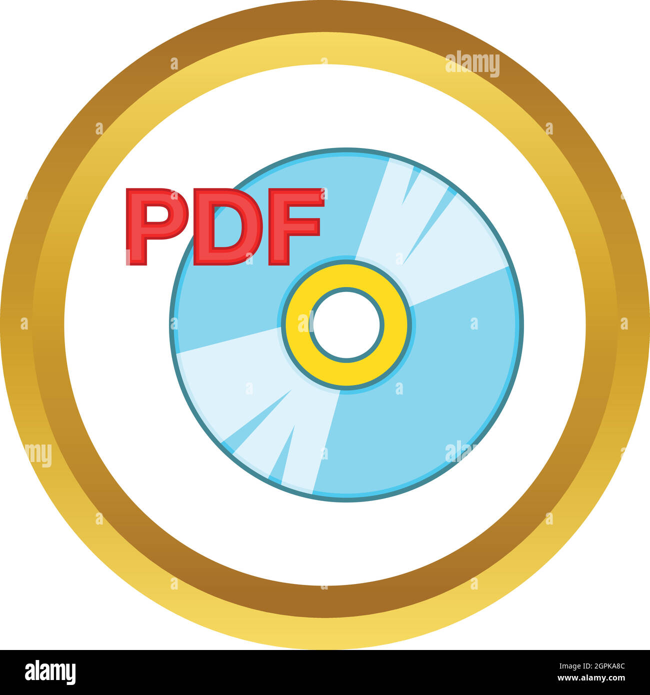 PDF book vector icon Stock Vector Image & Art - Alamy