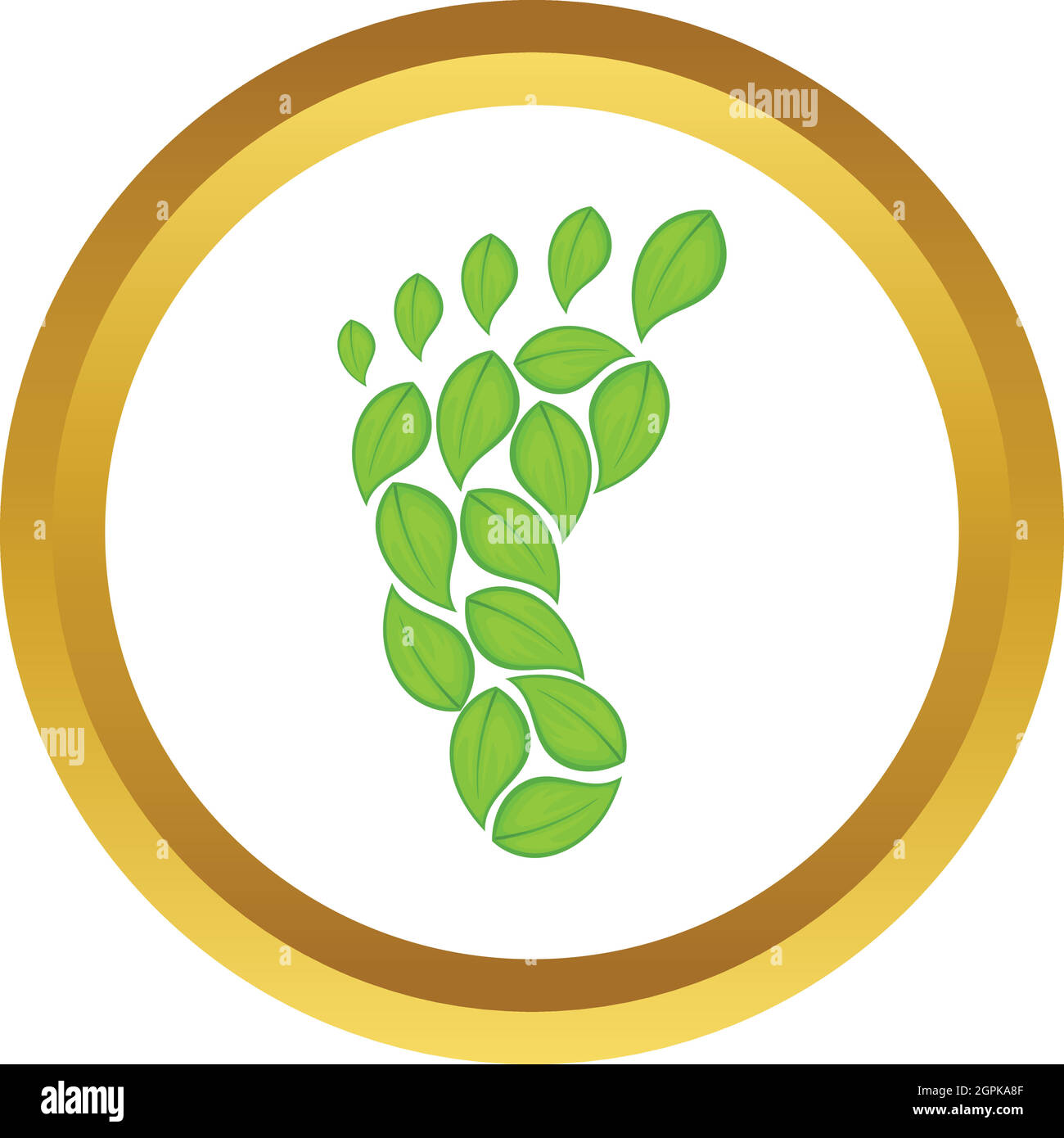 Human footprint impact Stock Vector Images - Alamy