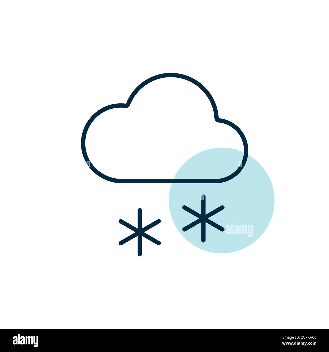 Snowy Weather Icon