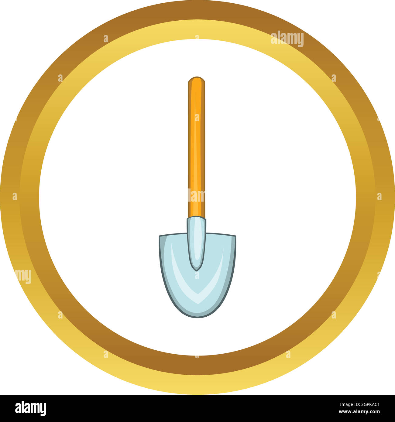 Shovel vector icon Stock Vector Image & Art - Alamy