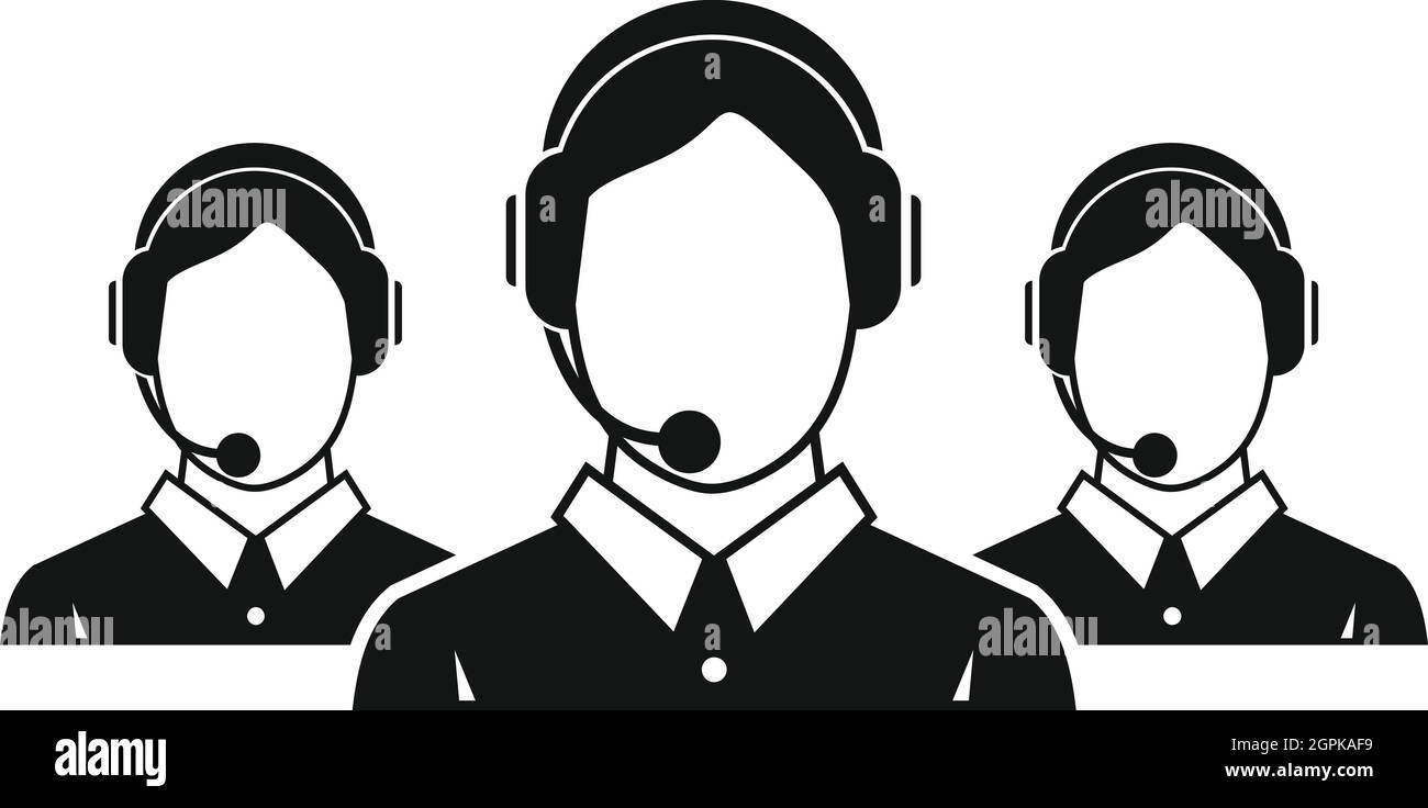 Computer operators Stock Vector Images - Alamy