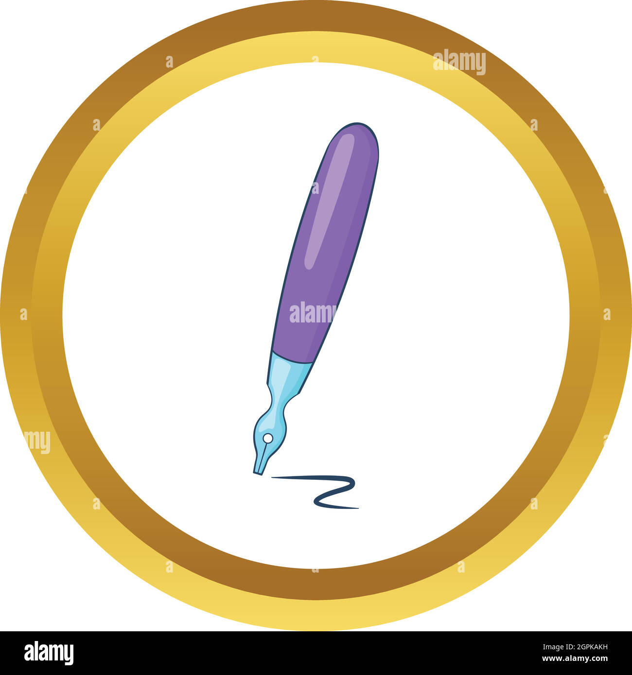 Fountain pen vector icon Stock Vector Image & Art - Alamy