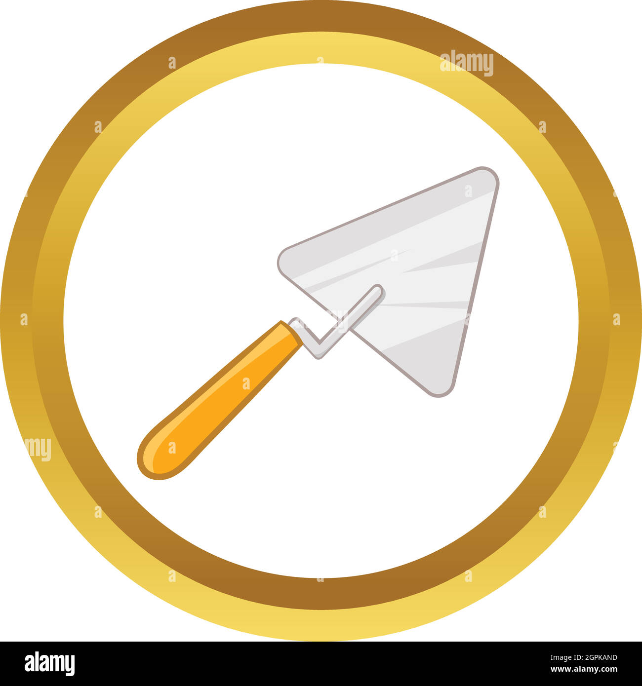 Trowel vector icon Stock Vector Image & Art - Alamy