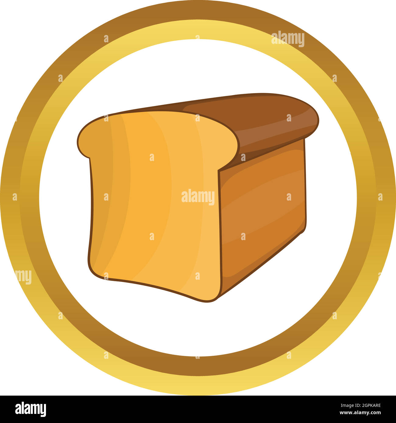 Cartoon Bread Stock Vector Images - Alamy