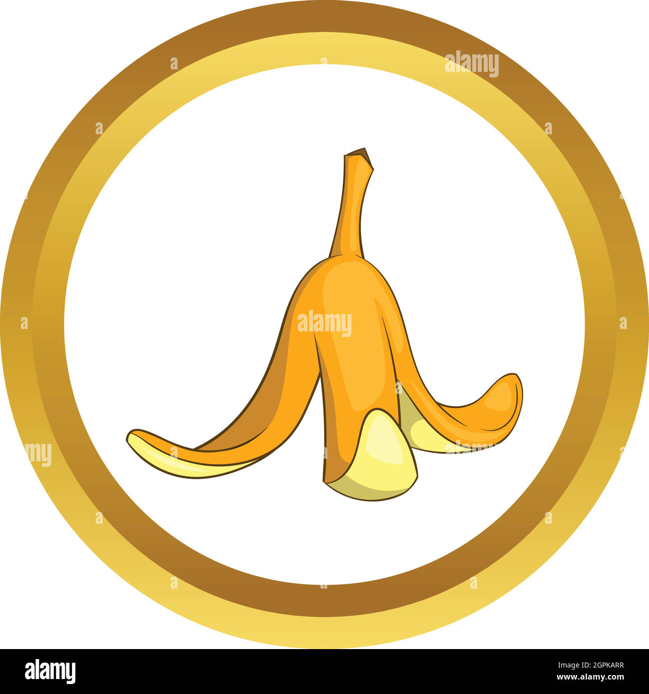 Illustration cute banana mascot Stock Vector Images - Alamy