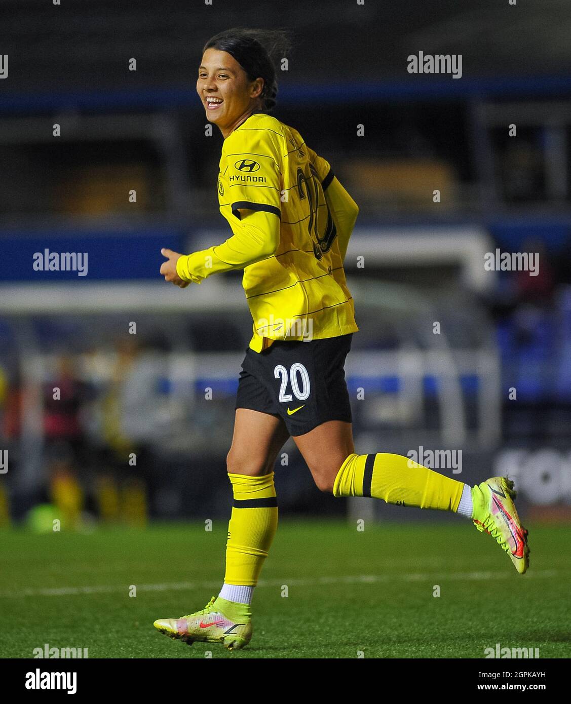 Sam Kerr (20 Chelsea) During the Womens 20/21 FA Cup game between ...