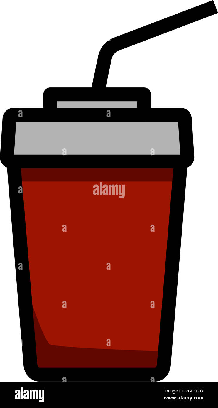 Cinema popcorn soda drink Stock Vector Images - Alamy