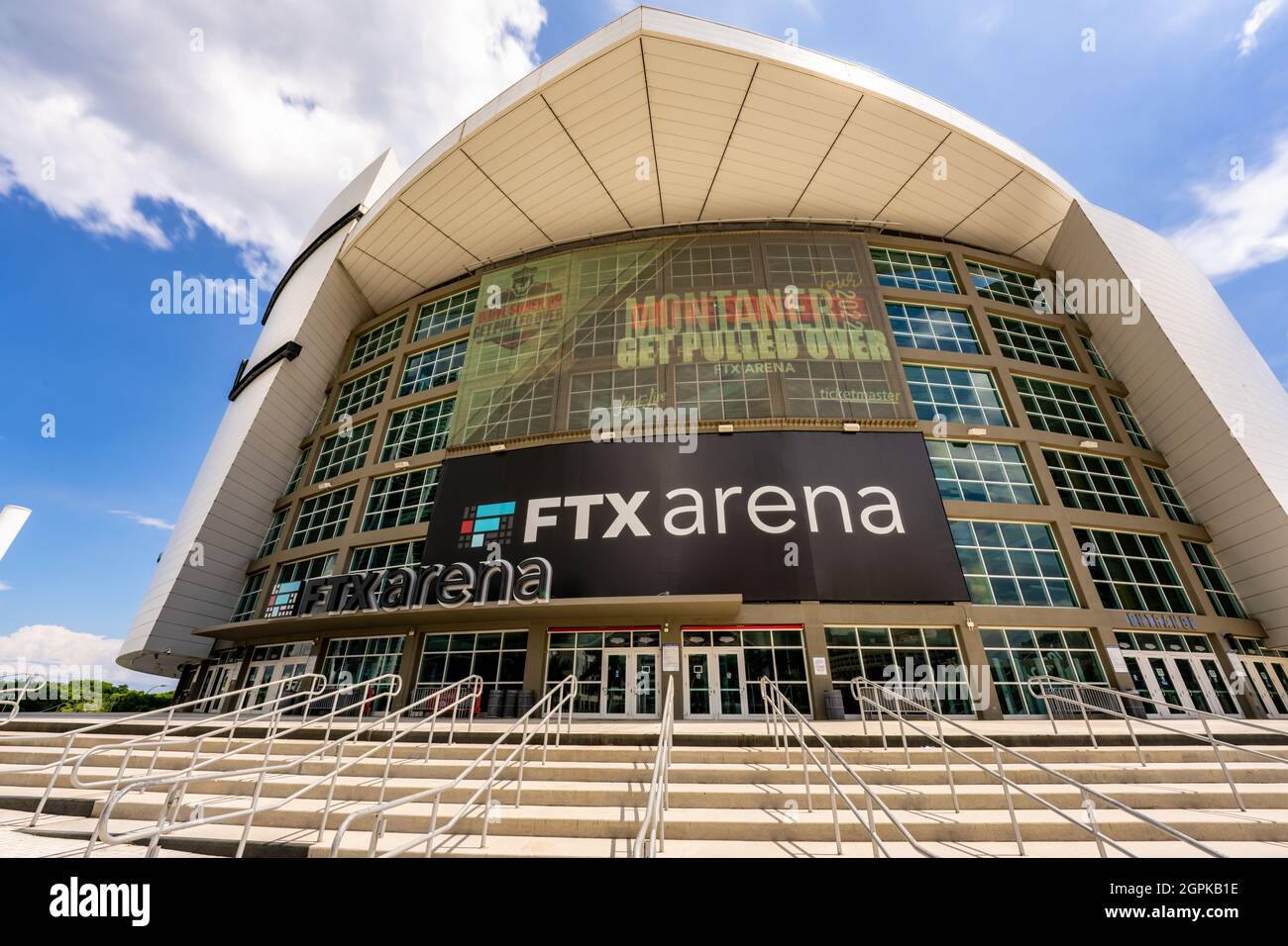 Miami, FL, USA - September 25, 2021: FTX Arena Downtown Miami FL ...