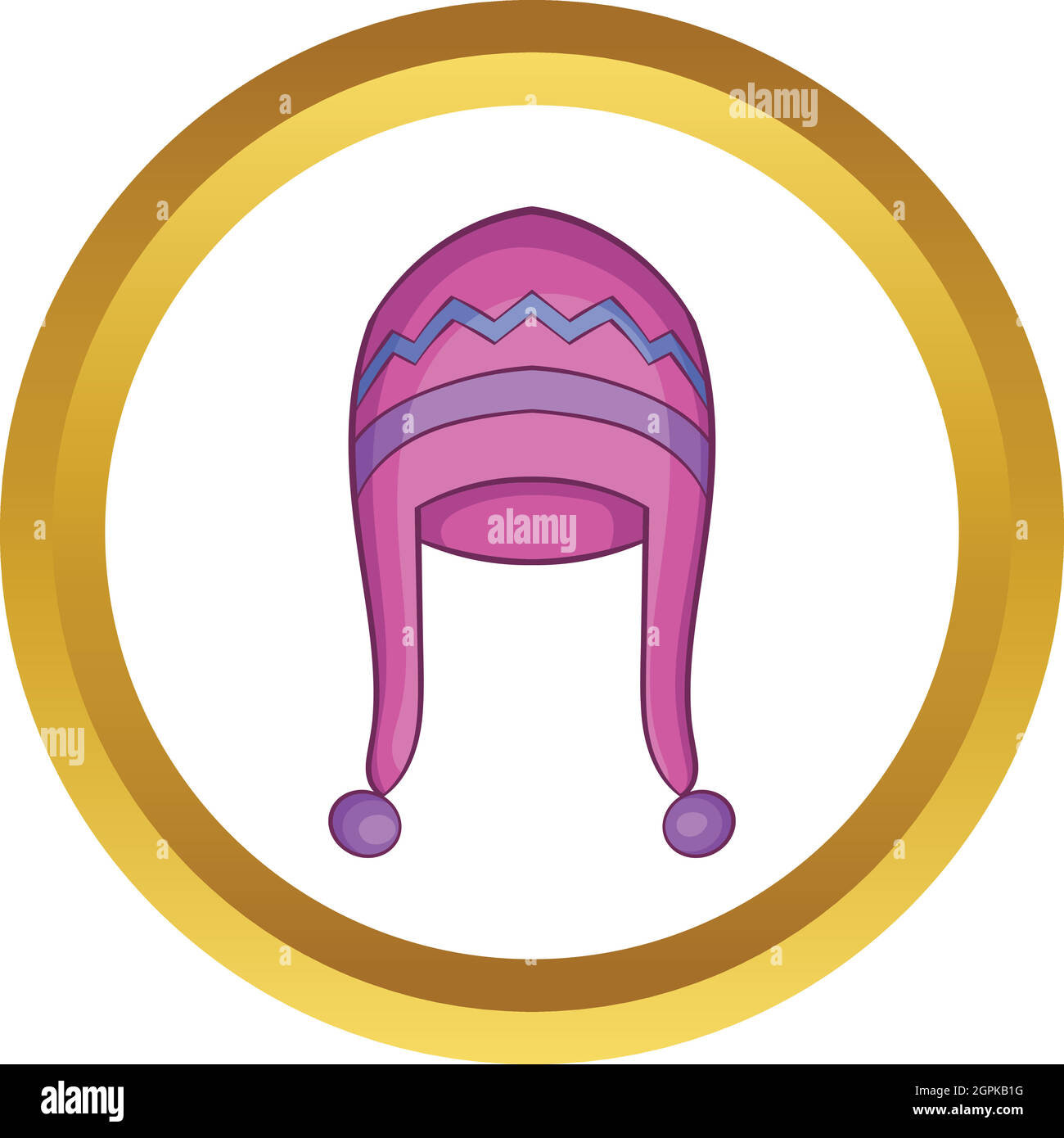 Christmas color icon cute Stock Vector Images - Alamy