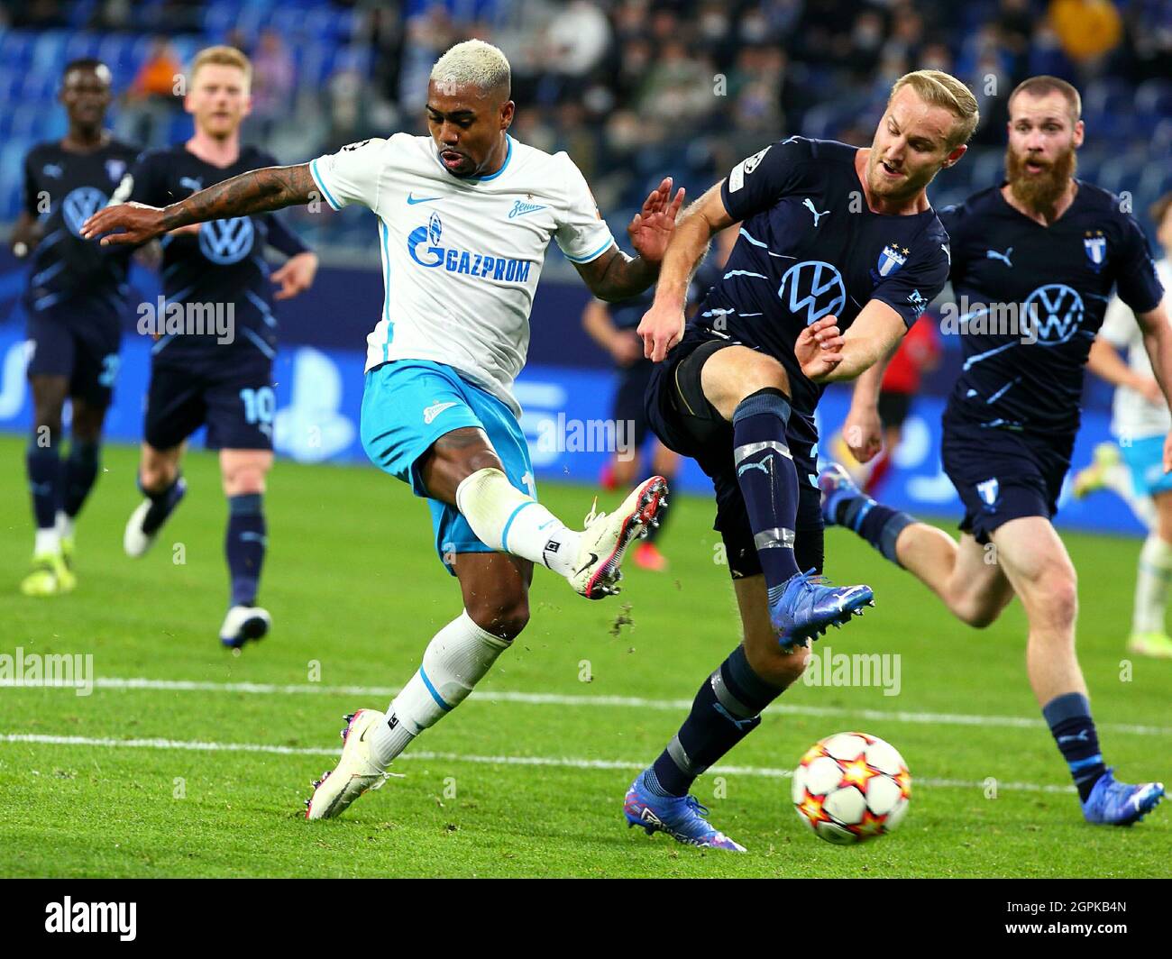 September 29, 2021, Saint Petersburg, Russia. UEFA Champions League ...