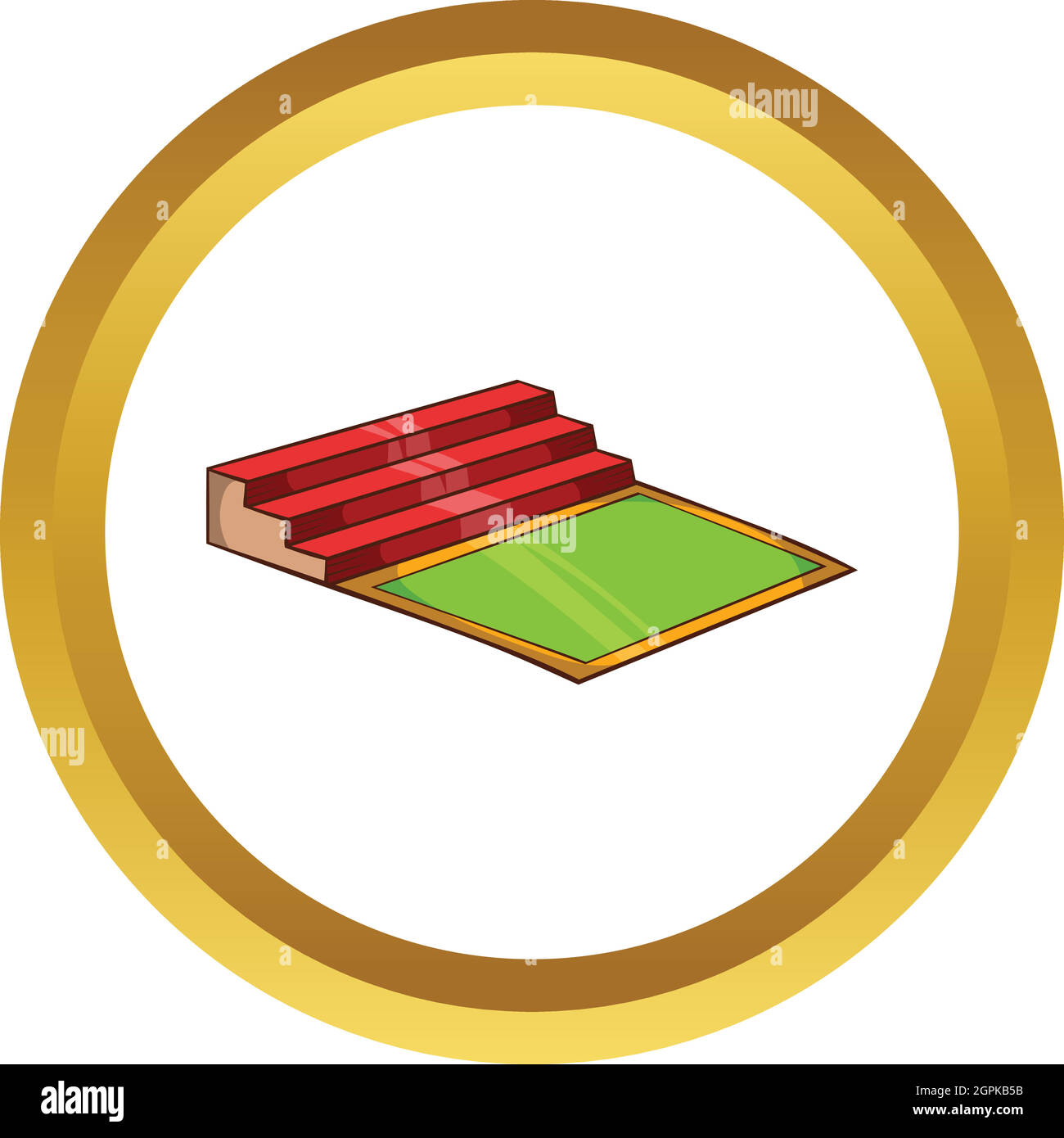 Small football stadium vector icon Stock Vector Image & Art - Alamy