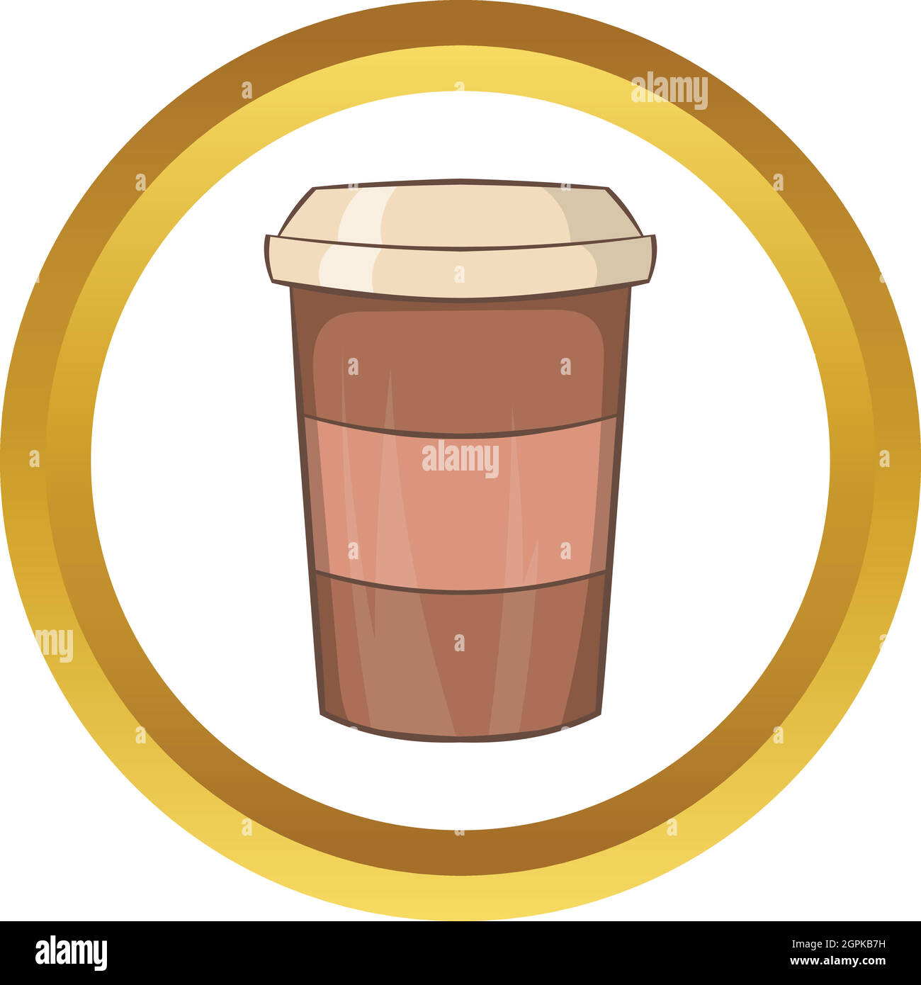 Coffee takeaway cup vector Stock Vector Images - Alamy