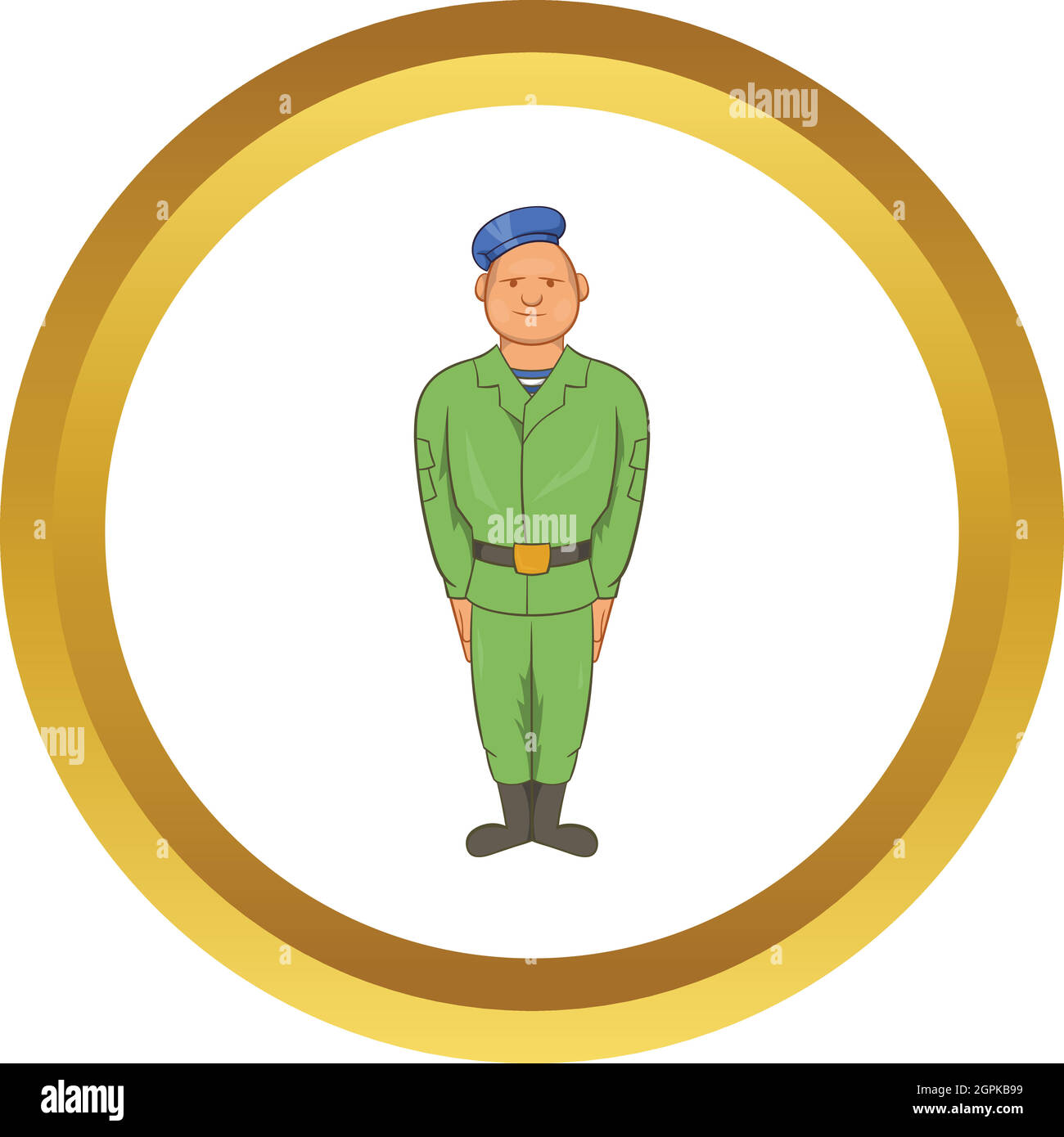 Soldier in uniform camouflage Stock Vector Images - Alamy