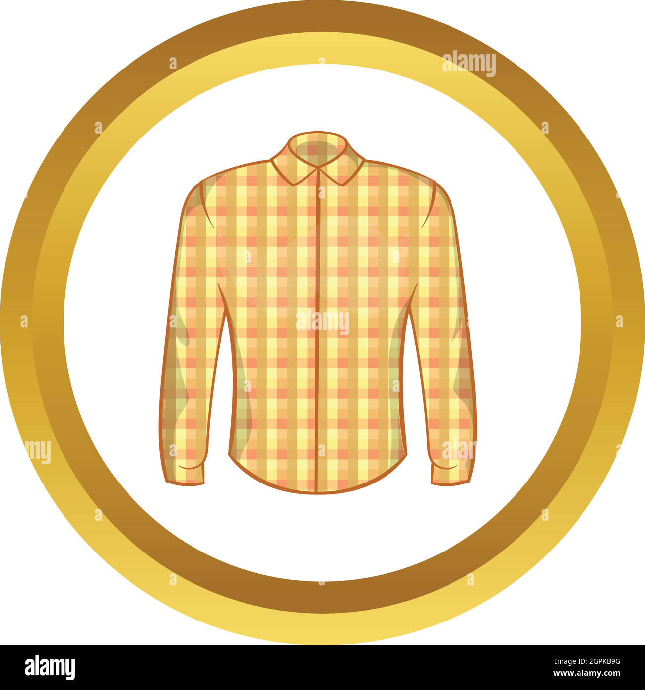 Lumberjack shirt vector icon, cartoon style Stock Vector Image & Art ...