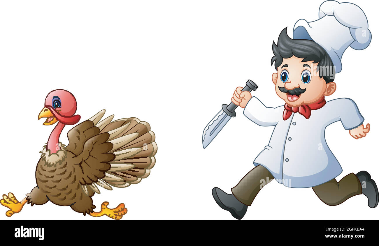 Animal chasing man Stock Vector Images - Alamy