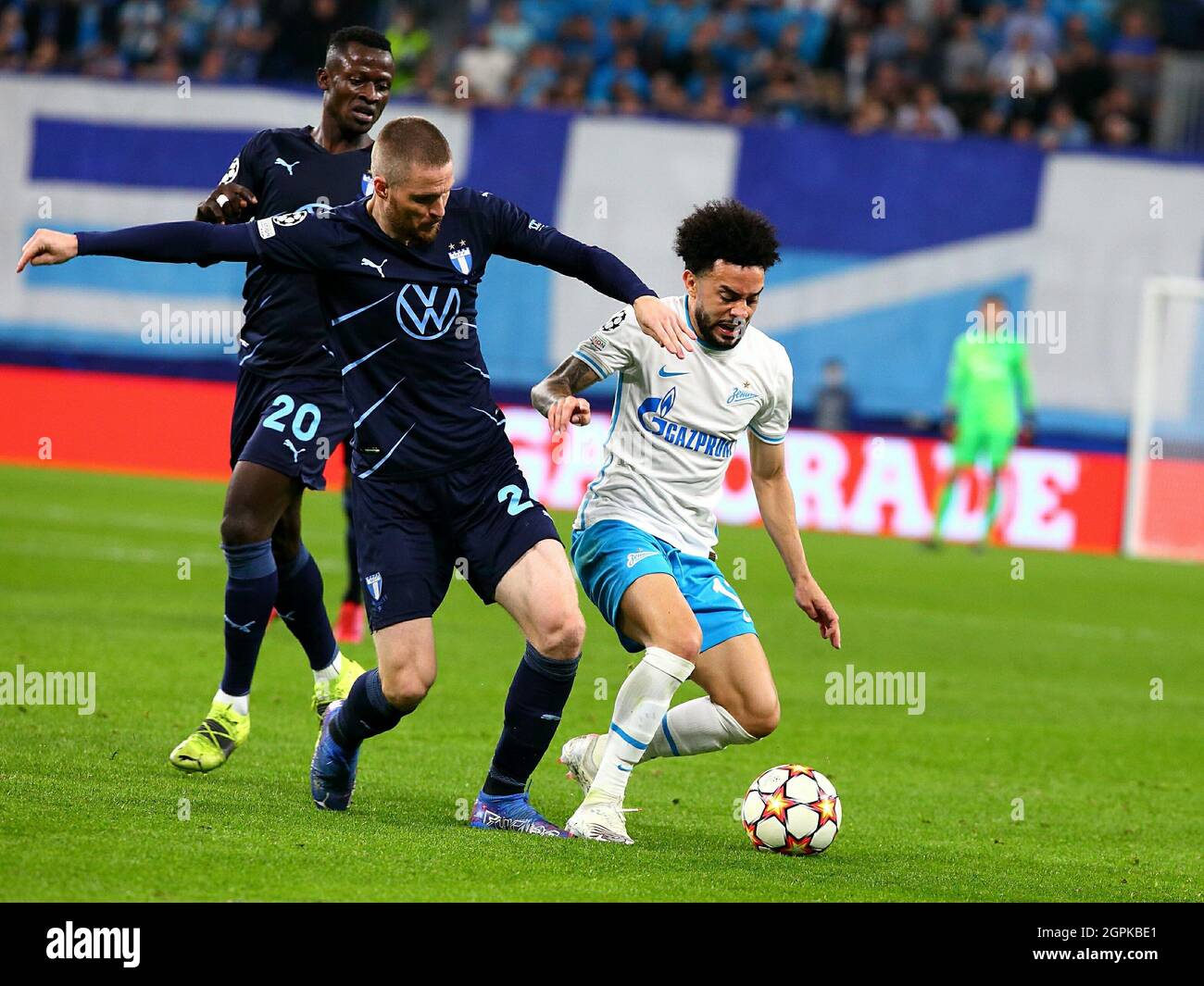 September 29, 2021, Saint Petersburg, Russia. UEFA Champions League ...