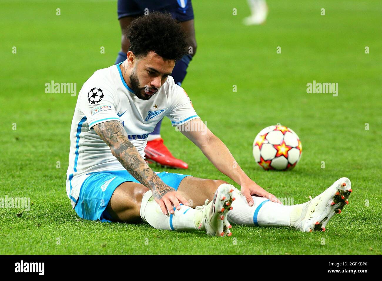 September 29, 2021, Saint Petersburg, Russia. UEFA Champions League ...