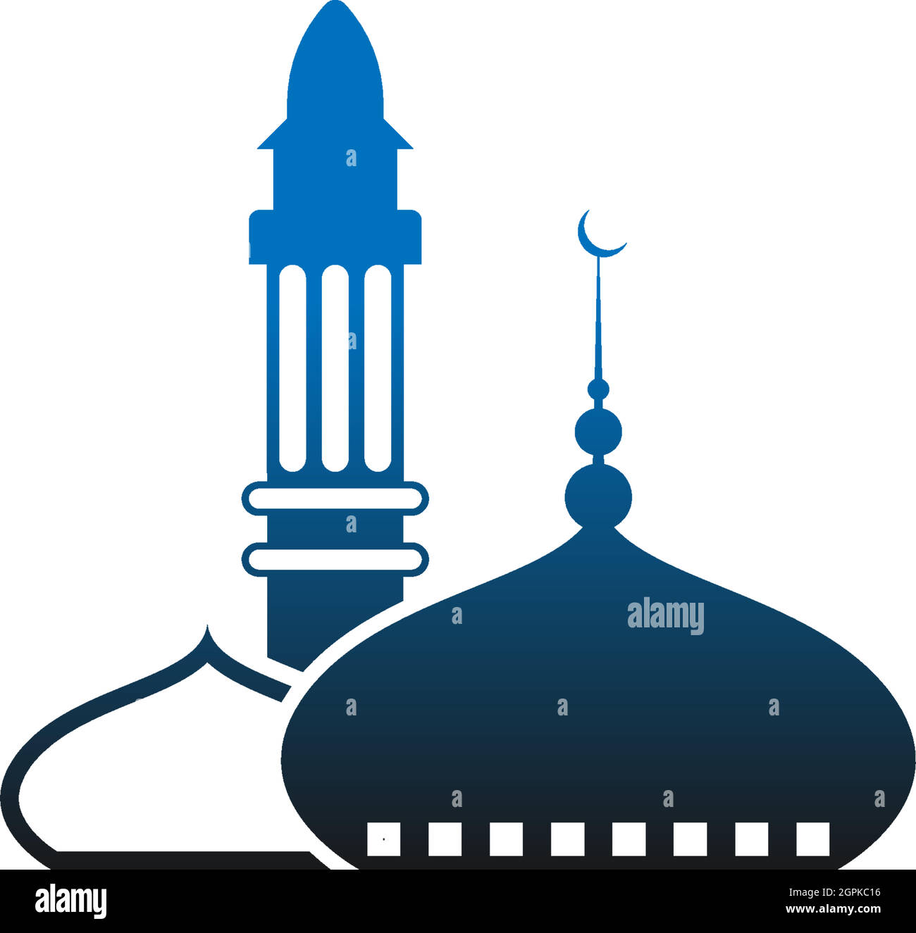 Islamic logo, Mosque icon design vector template Stock Vector Image ...