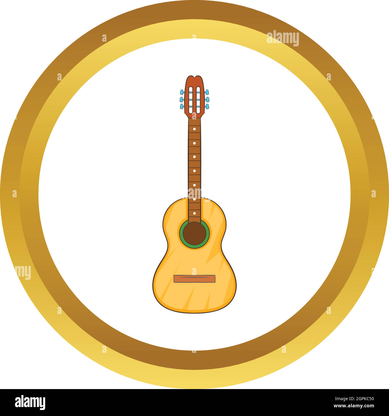 Acoustic guitar vector icon Stock Vector Image & Art - Alamy