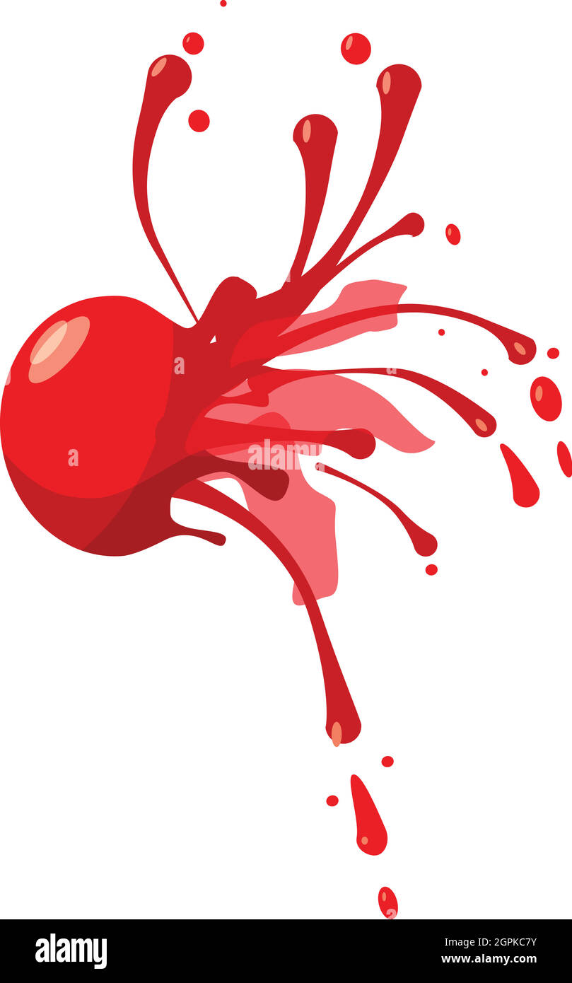 Red ball paintball icon, cartoon style Stock Vector Image & Art - Alamy