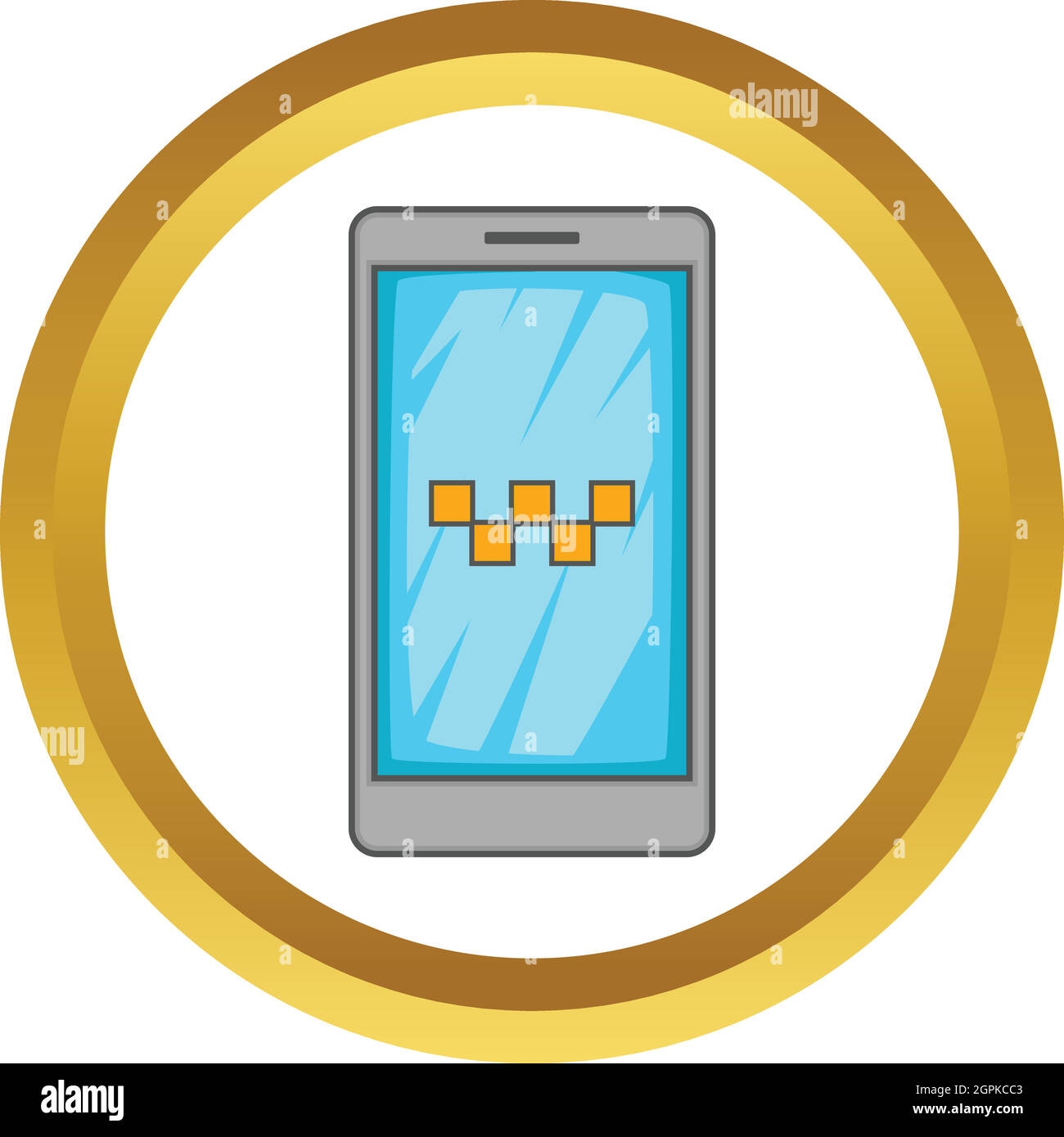 Location in phone icon Stock Vector Images - Alamy