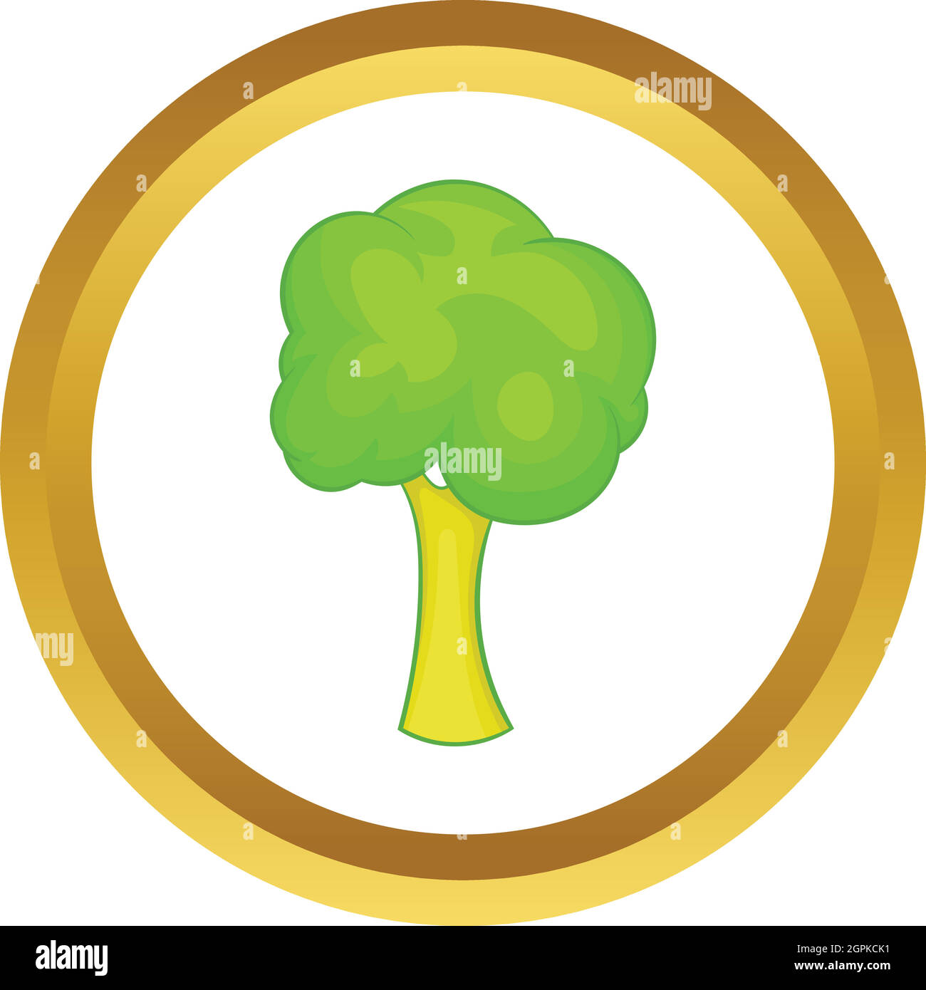 Green tree vector icon Stock Vector Image & Art - Alamy