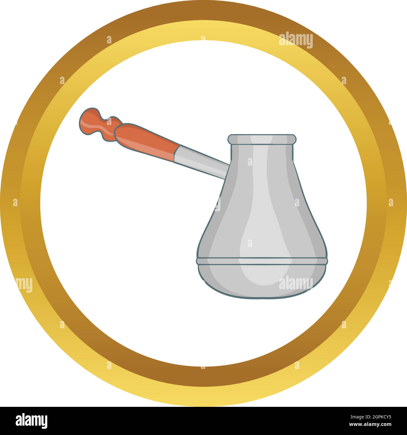 Cezve vector icon Stock Vector Image & Art - Alamy