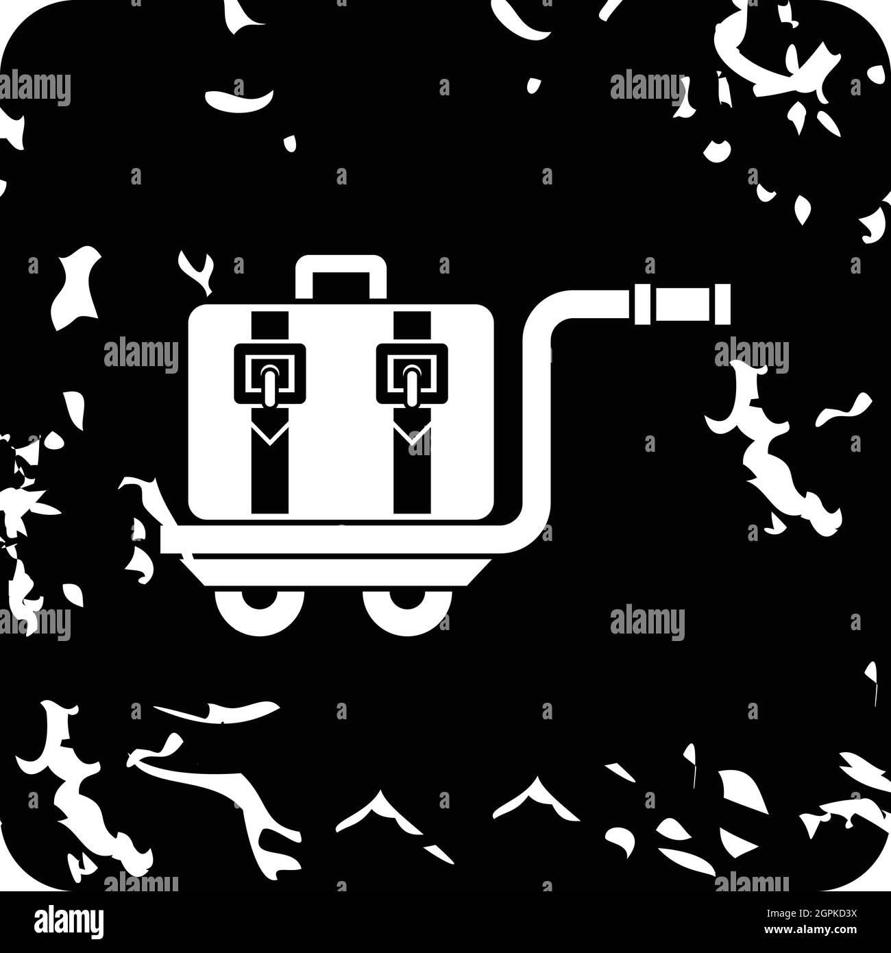 Suitcase on vacation Black and White Stock Photos & Images - Alamy