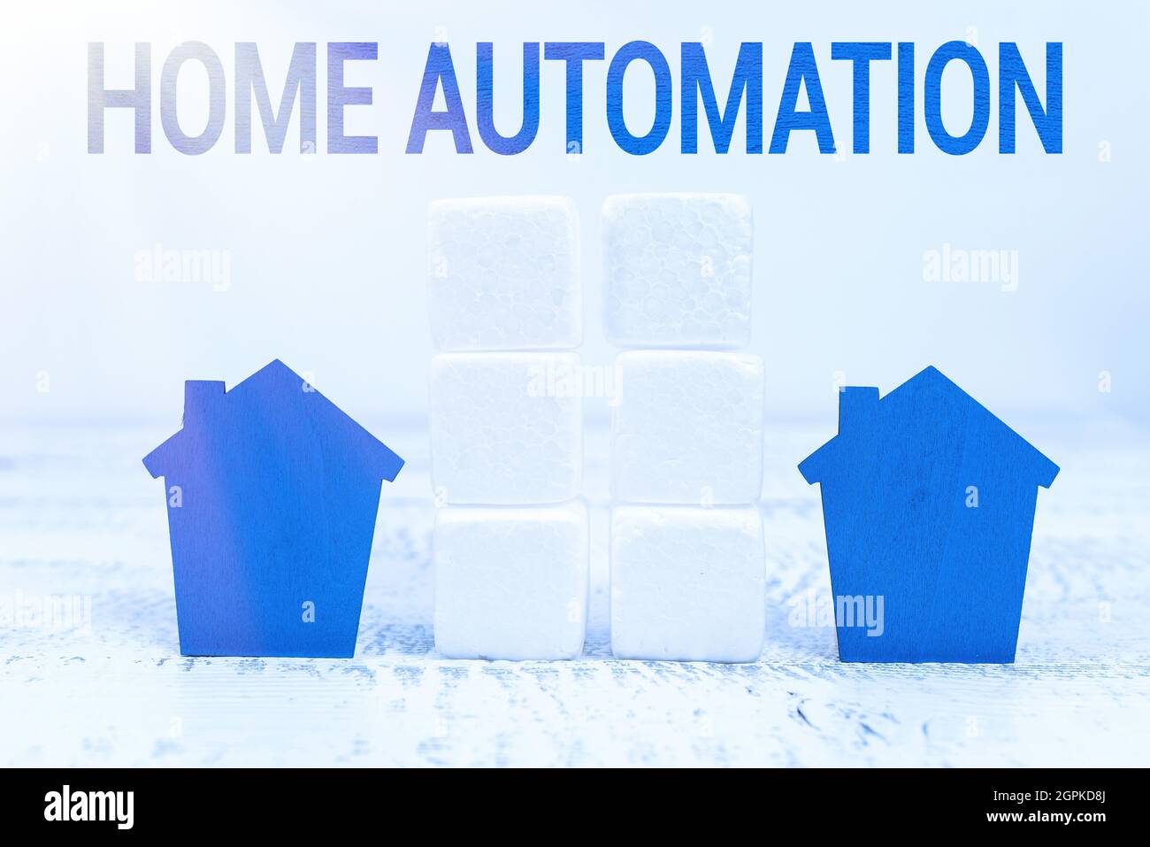 Text Caption Presenting Home Automation Word Written On Home Solution That Enables Automating