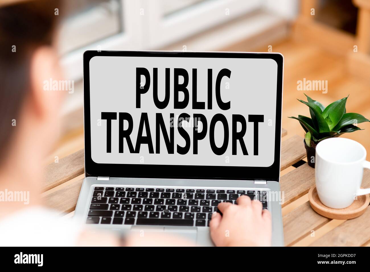 Conceptual caption Public Transport. Word for transport of passengers ...